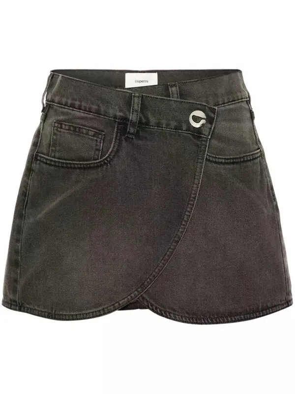 Coperni Denim Mini Skirt - Grey