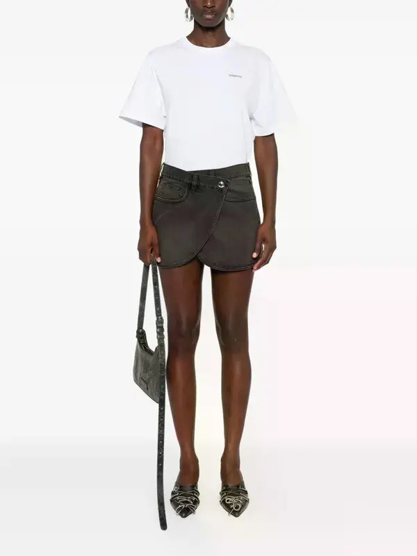 Coperni Denim Mini Skirt - Grey