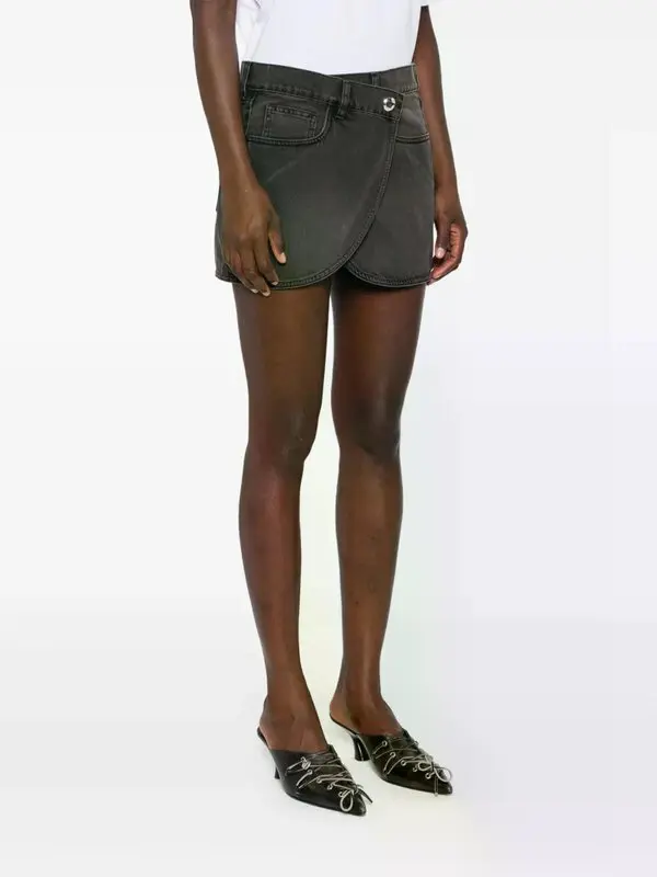 Coperni Denim Mini Skirt - Grey