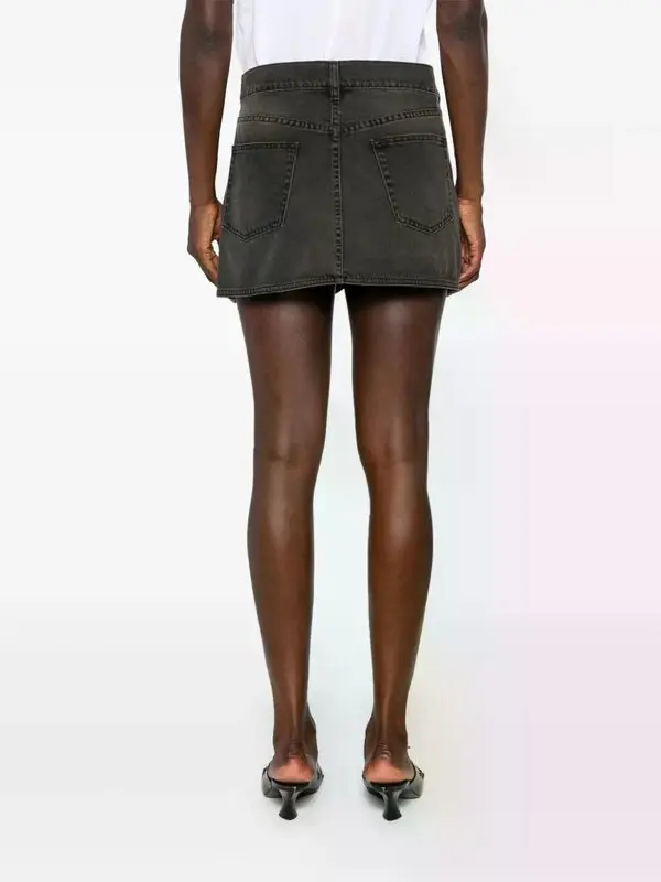Coperni Denim Mini Skirt - Grey
