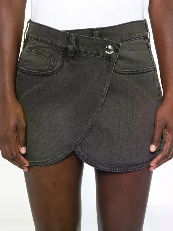 Coperni Denim Mini Skirt - Grey