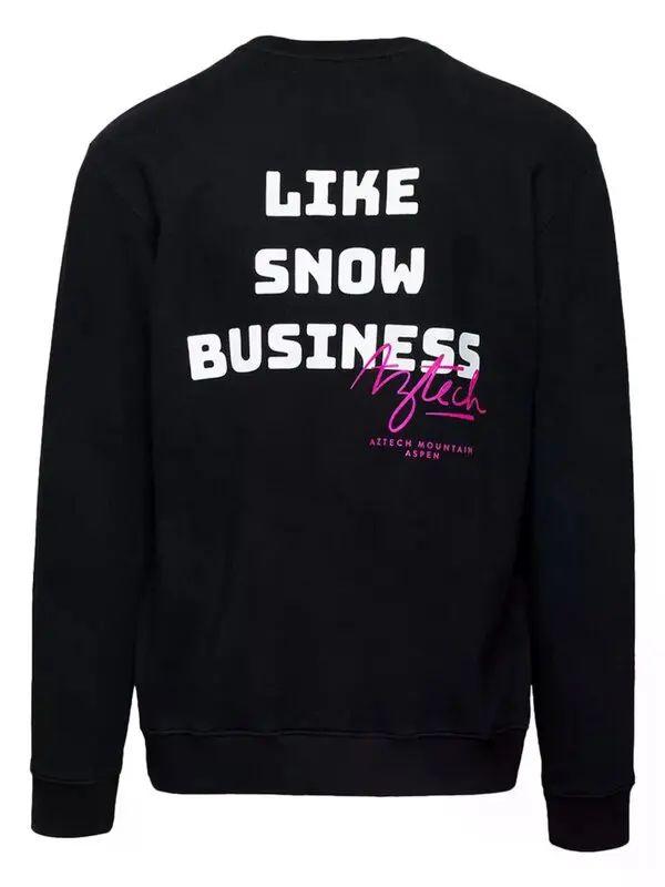 Aztech Mountain Slogan-print Sweatshirt