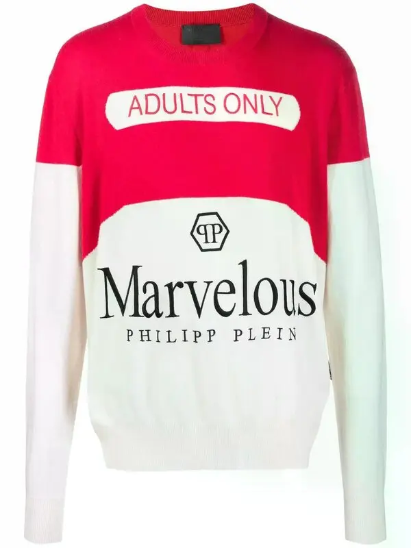 Philipp Plein Logo-print Cashmere Jumper
