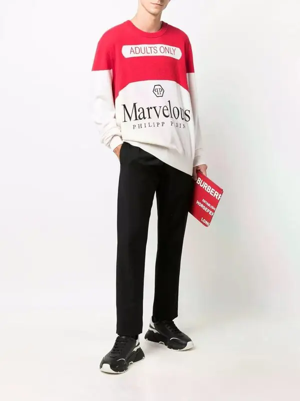 Philipp Plein Logo-print Cashmere Jumper