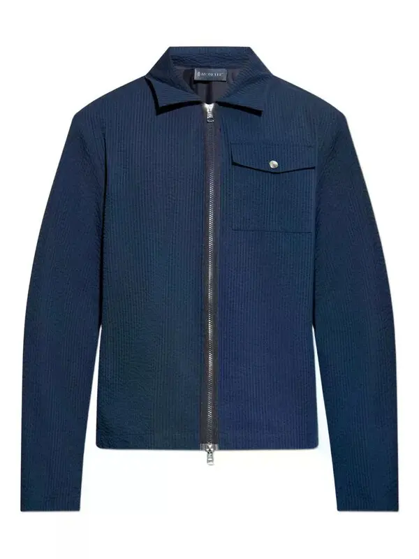 Moncler Seersucker Shirt Jacket