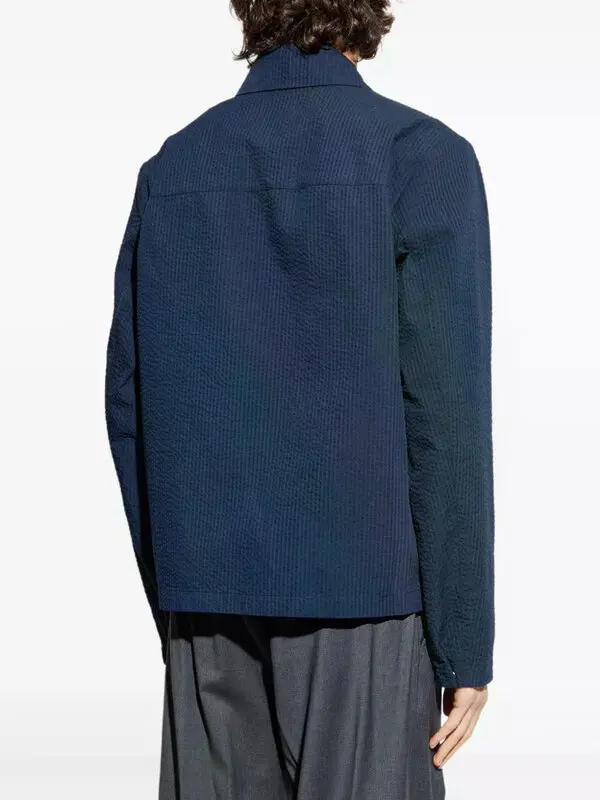 Moncler Seersucker Shirt Jacket