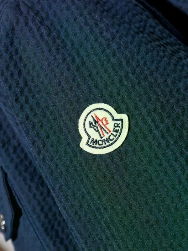 Moncler Seersucker Shirt Jacket
