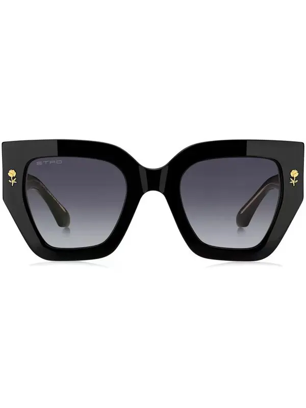 Etro Mania Oversized-frame Sunglasses - Black