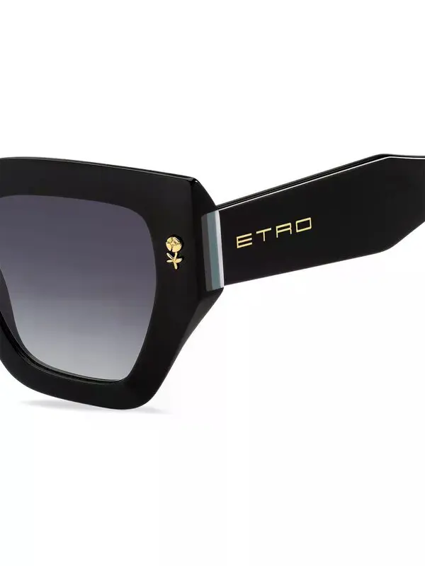 Etro Mania Oversized-frame Sunglasses - Black