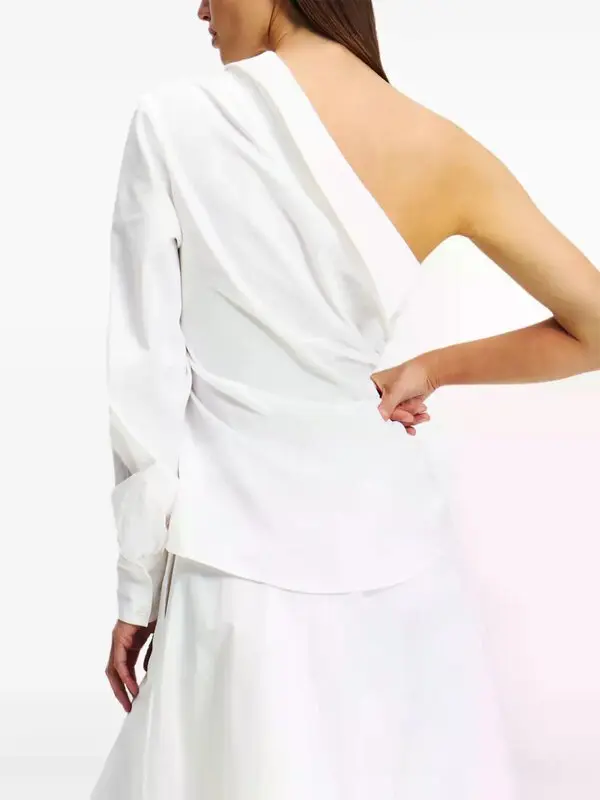 Karl Lagerfeld One-shoulder Blouse