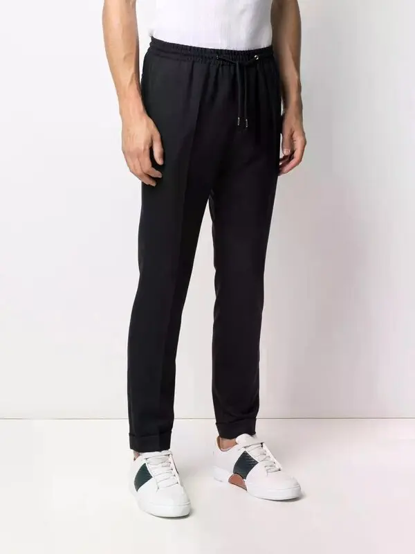 Paul Smith Drawstring Tapered Trousers - Blue