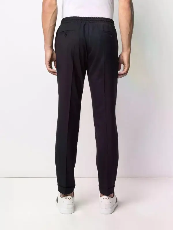 Paul Smith Drawstring Tapered Trousers - Blue