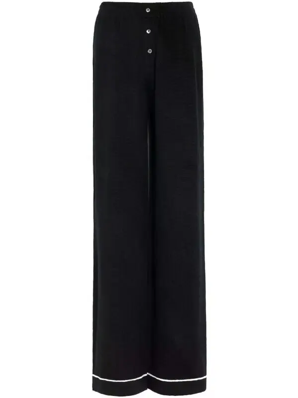 BARRIE Ultra-fine Trousers - Black