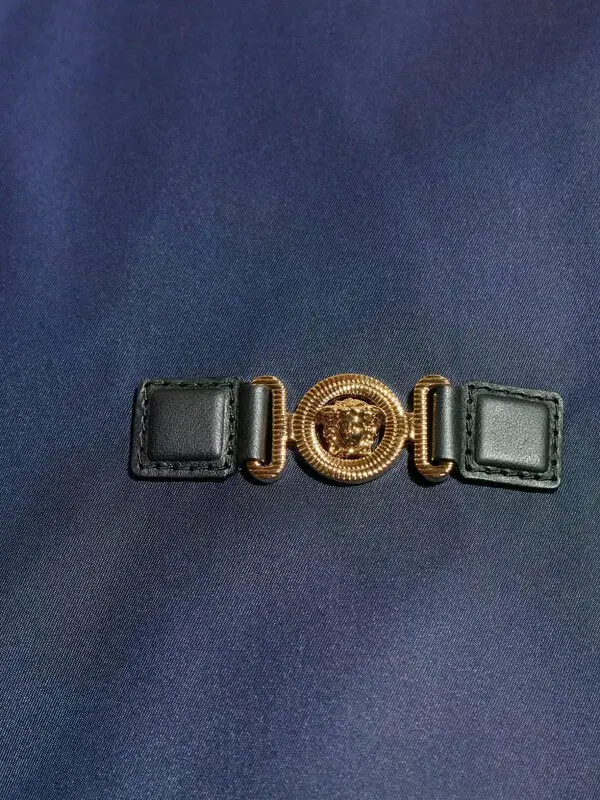Versace Hooded Zip-up Bomber Jacket