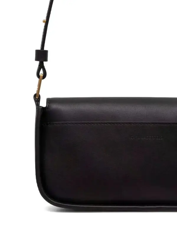 Karl Lagerfeld K/signature Leather Shoulder Bag