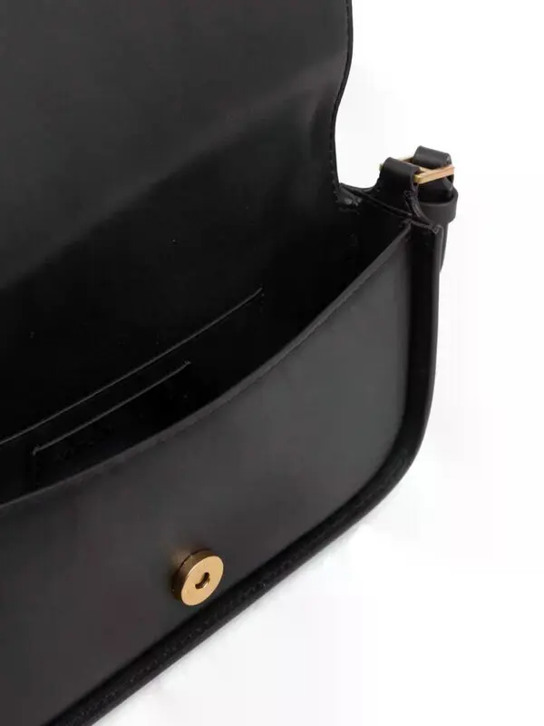 Karl Lagerfeld K/signature Leather Shoulder Bag