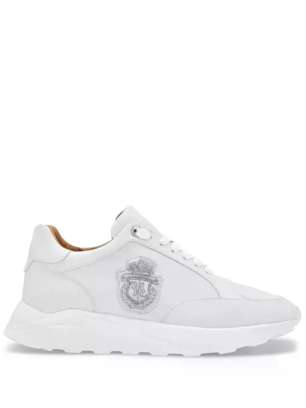 BILLIONAIRE Embroidered-logo Low-top Sneakers