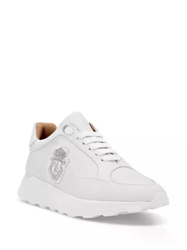 BILLIONAIRE Embroidered-logo Low-top Sneakers