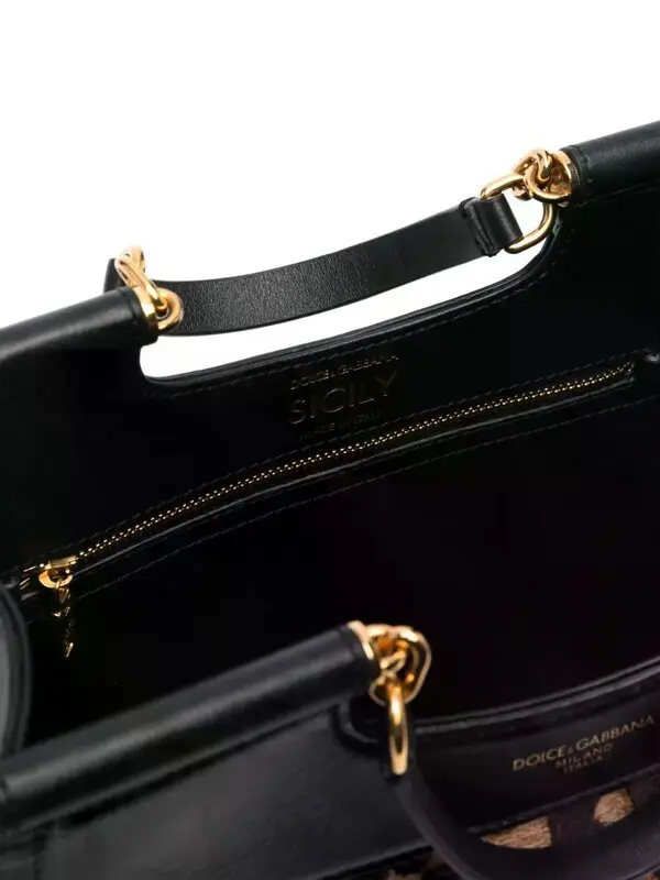 Dolce & Gabbana Sicily Tote Bag - Black