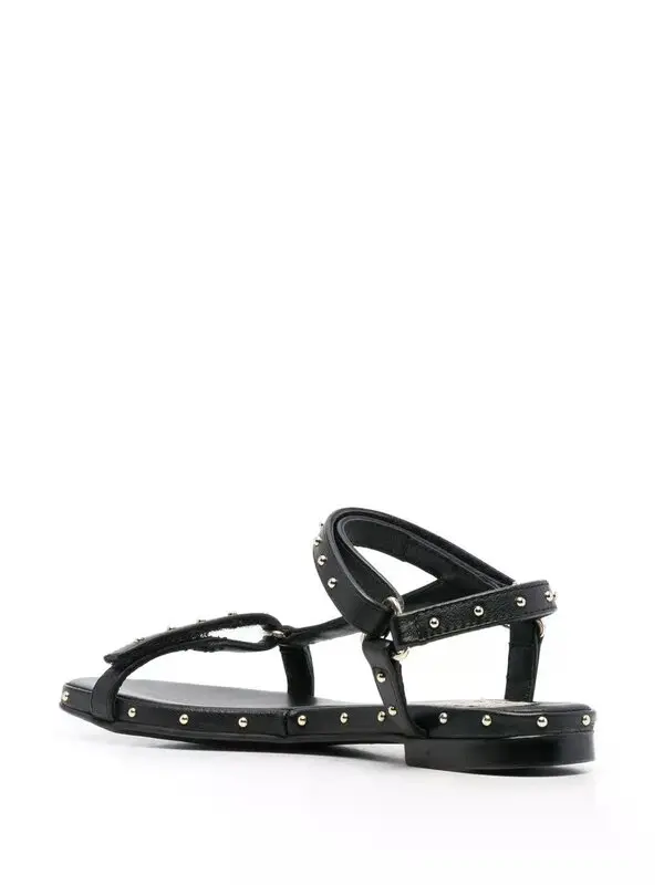 Agl Stud-detailed Open-toe Sandals - Black