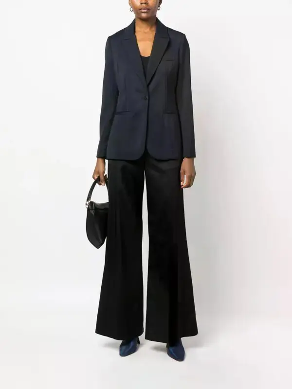 FORTE_FORTE Single-breasted Classic-lapel Blazer