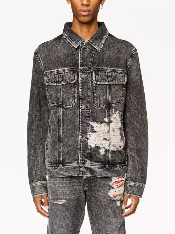 DIESEL® D-barcy-s1 Denim Trucker Jacket