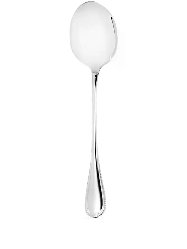 Christofle Malmaison Salad Serving Spoon - Silver