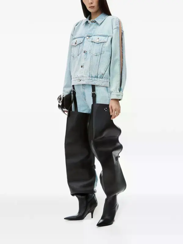 Alexander Wang Zip-sleeved Denim Jacket