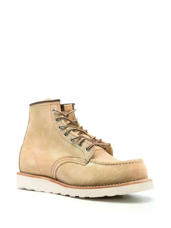 Red Wing Round-toe Suede Ankle Boots - Neutrals