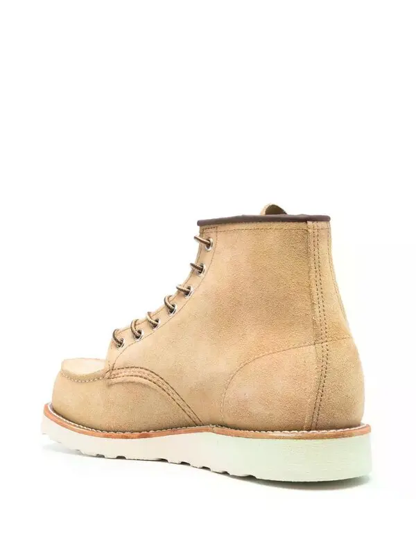 Red Wing Round-toe Suede Ankle Boots - Neutrals