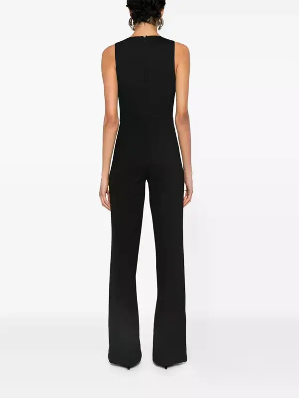 TWINSET Logo-plaque Flared Jumpsuit