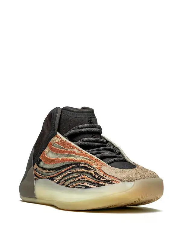 ADIDAS X YEEZY Yeezy Qntm Flash Orange Sneakers - Black