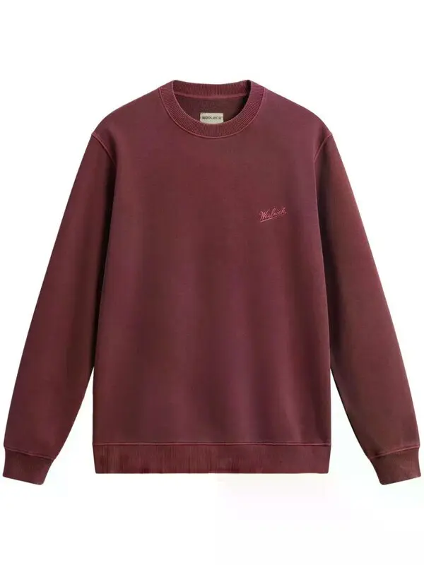 Woolrich Logo-embroidered Cotton Sweatshirt