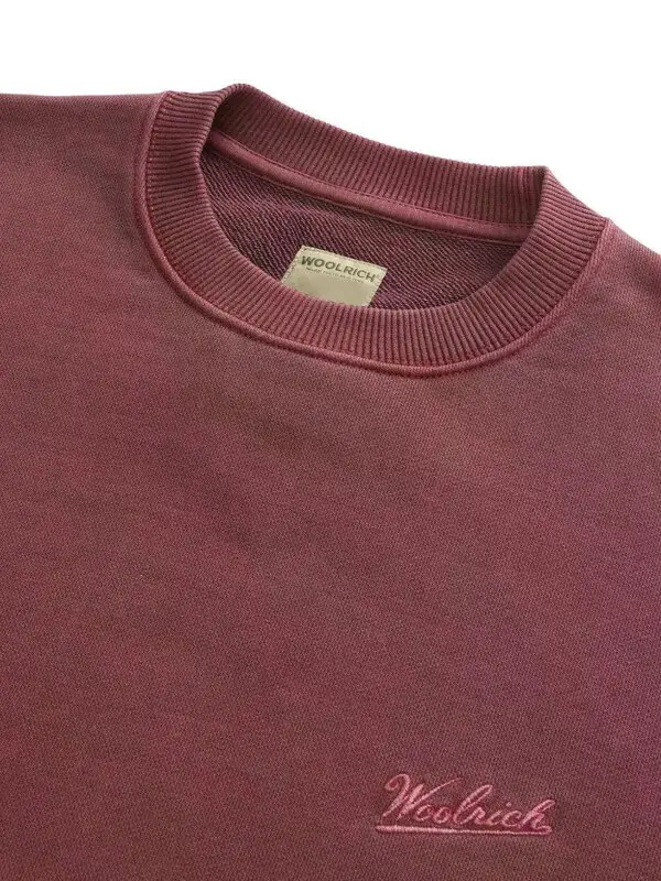 Woolrich Logo-embroidered Cotton Sweatshirt