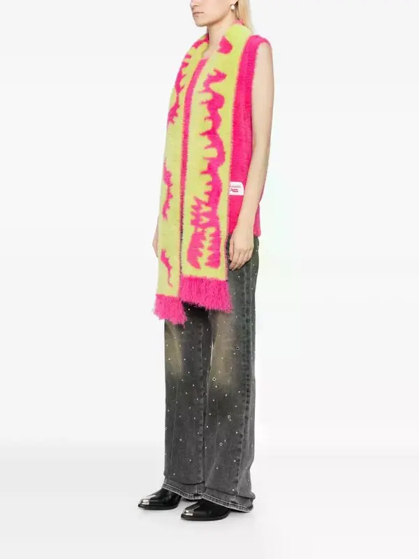 CHARLES JEFFREY Fluffy Scarf Vest
