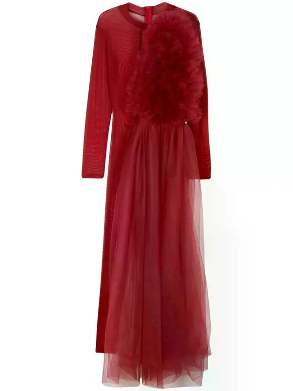 Alchemy Fashions X Lia Aram Ruffled Bodysuit - Red