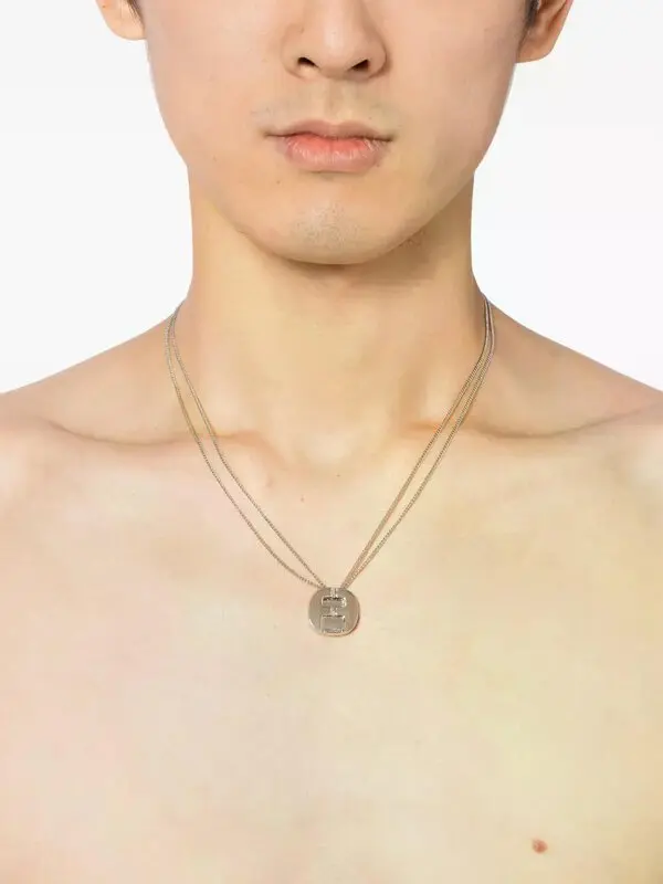 FERRAGAMO Logo-engraved Pendant Necklace