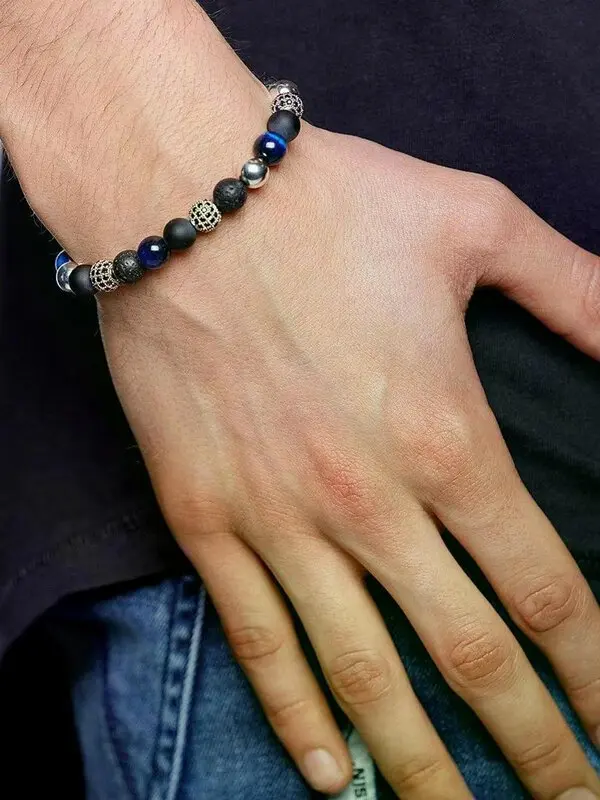 NIALAYA JEWELRY Multi-stone Beaded Bracelet