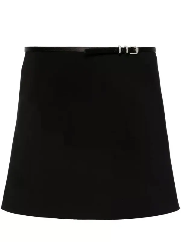 Givenchy Belted Wrap Miniskirt
