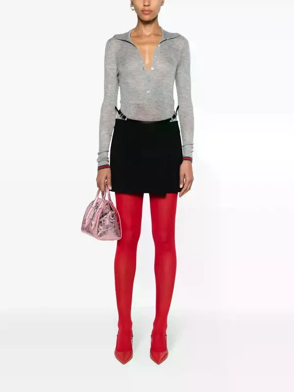 Givenchy Belted Wrap Miniskirt
