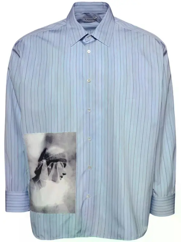 LANVIN Ample Imprimé Archives Shirt