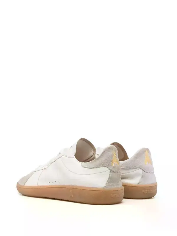 Patrizia Pepe Smooth Grain Panelled Sneakers - White