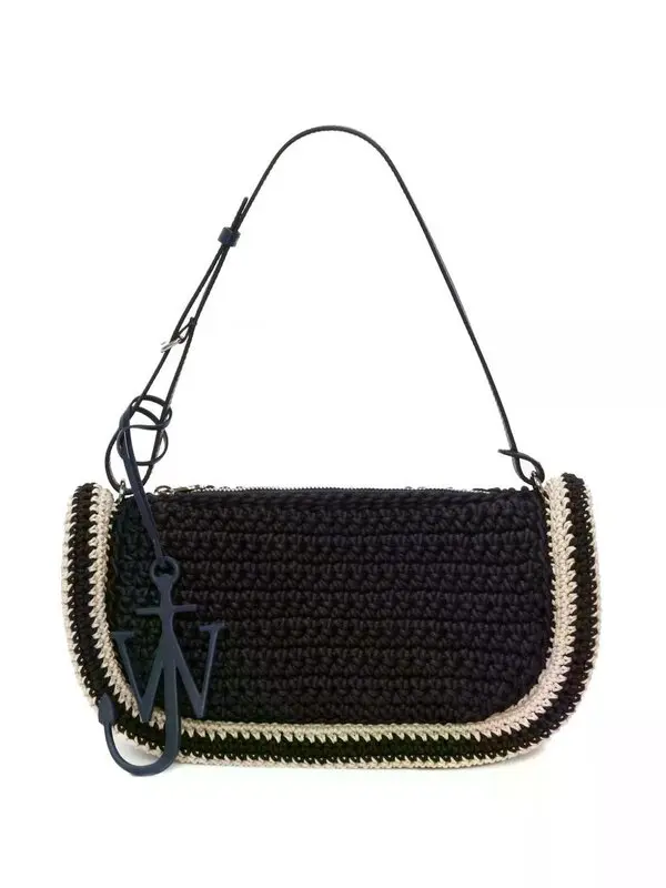 JW Anderson Bumper 15 Crochet Shoulder Bag - Blue