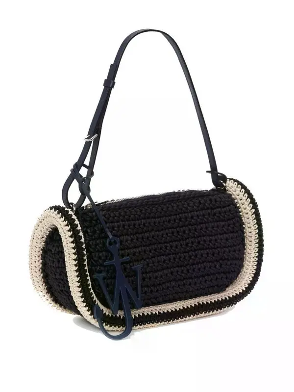 JW Anderson Bumper 15 Crochet Shoulder Bag - Blue
