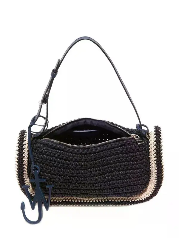 JW Anderson Bumper 15 Crochet Shoulder Bag - Blue