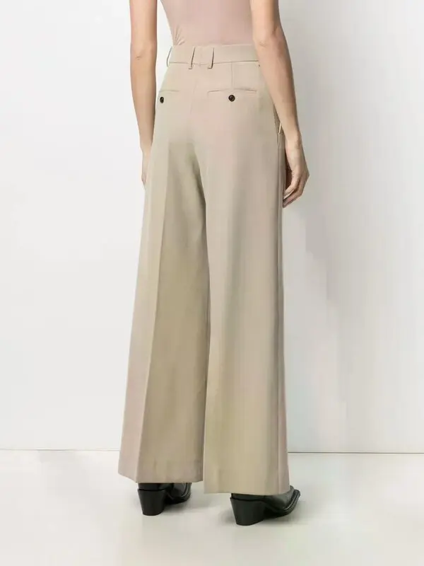 AMI Paris High-waisted Palazzo Pants