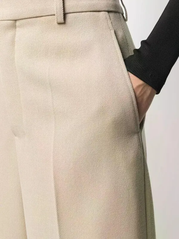 AMI Paris High-waisted Palazzo Pants