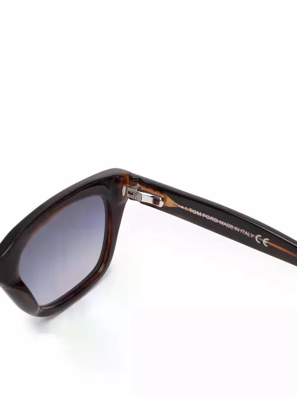 TOM FORD Square-frame Gradient Sunglasses - Brown