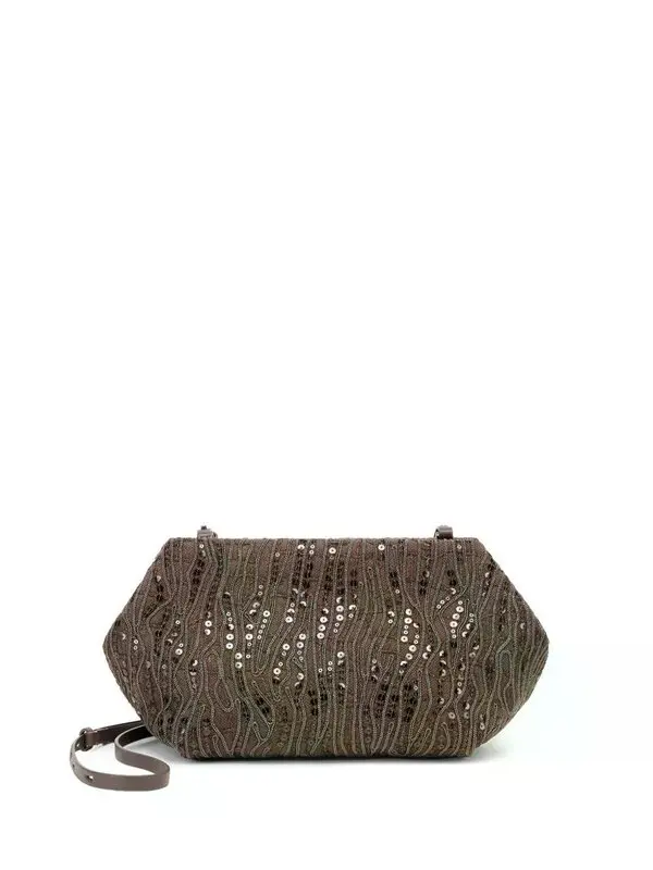 Brunello Cucinelli Paillette Detailing Cross Body Bag