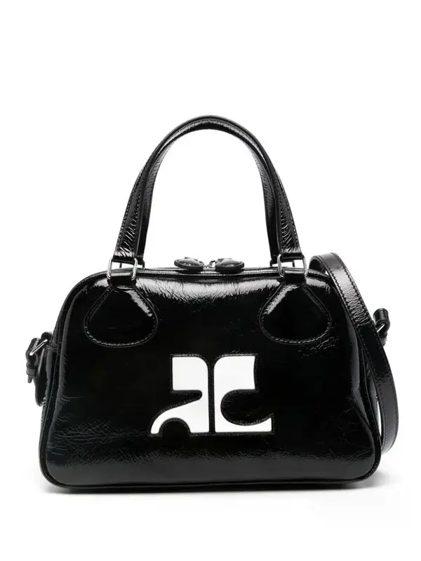 COURREGES Reedition Bowling Leather Bag